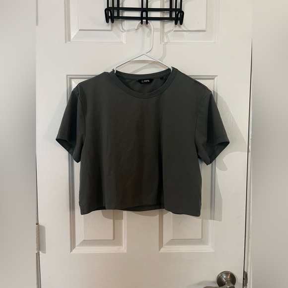 Tops | Cuts Almost Friday Dark Gray Womens Top | Poshmark